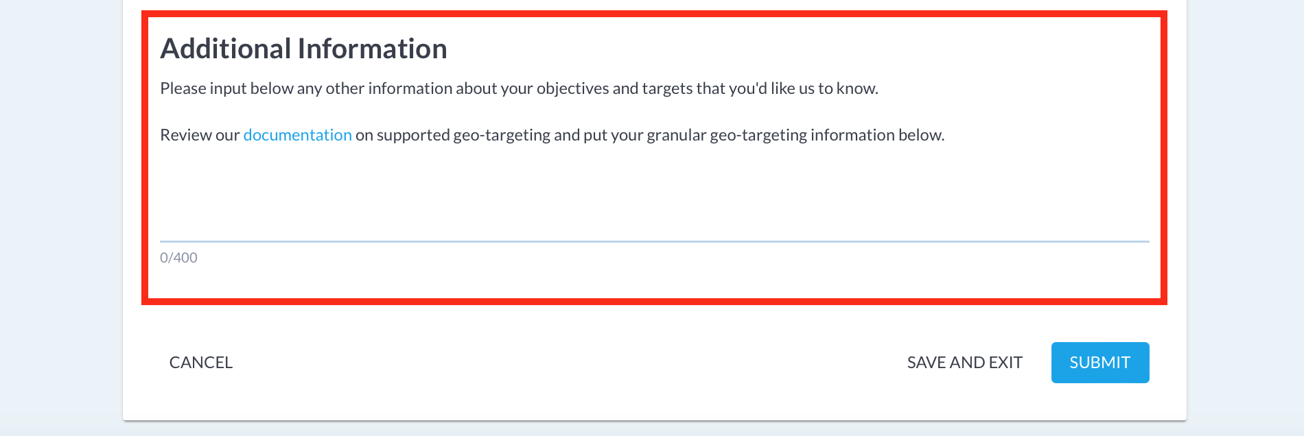 Geo-Targeting FAQ