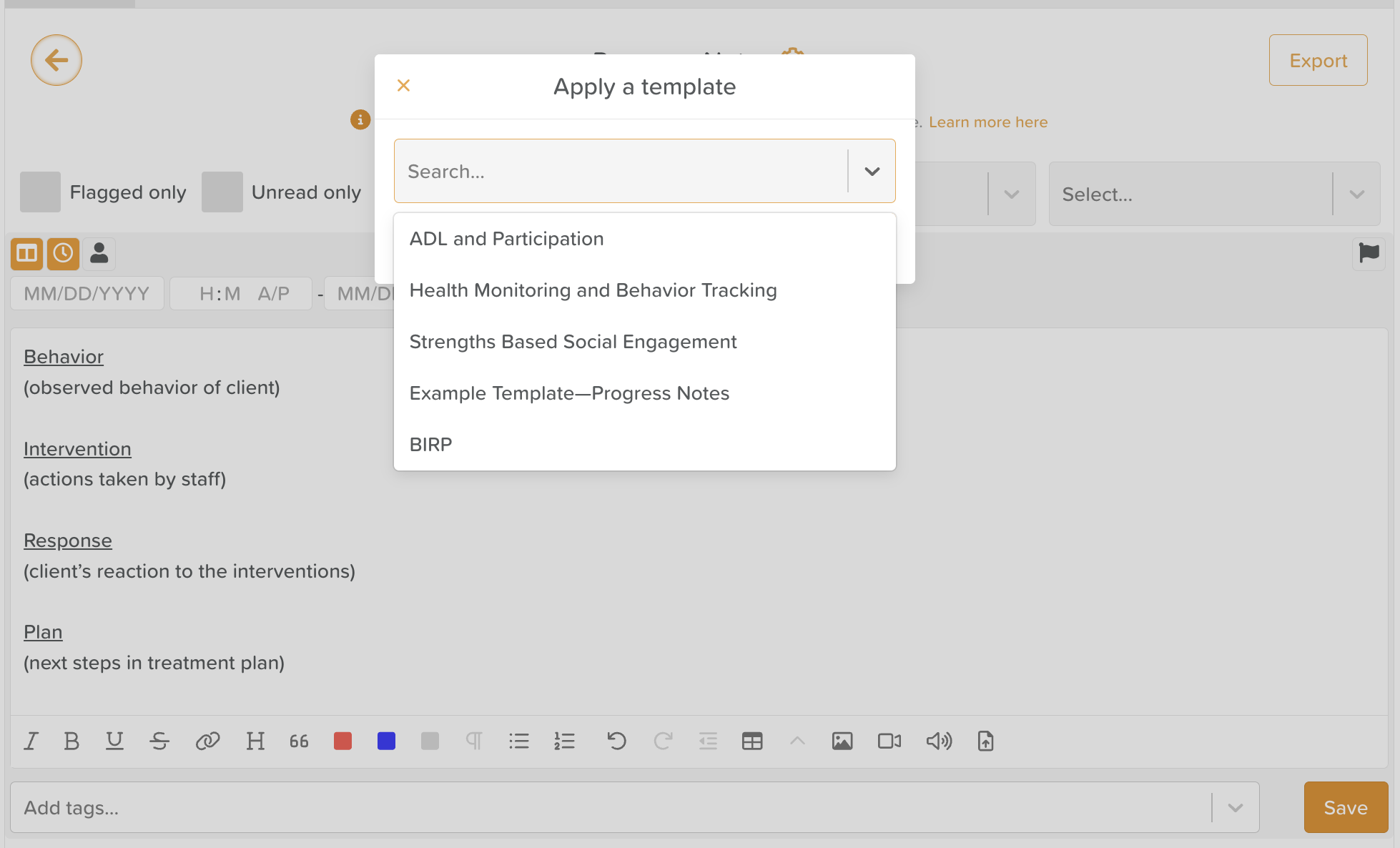 How to Use Progress Note Templates