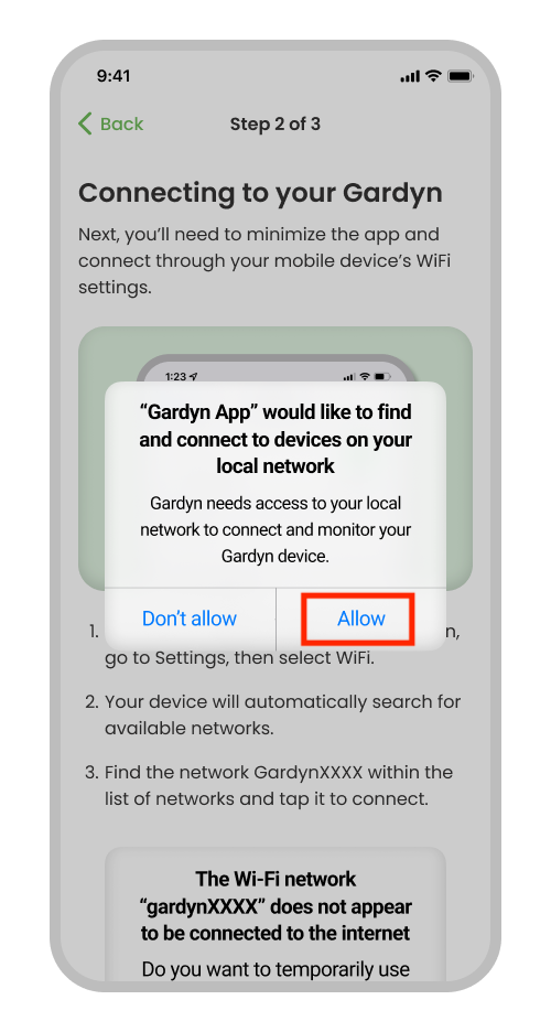 How to Re-Pair Your Gardyn After Losing Online Connection